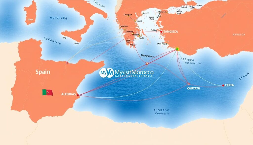 Southern Spain to Morocco: Best travel routes