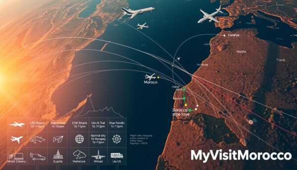 How long is the flight to Morocco? From major US & EU cities